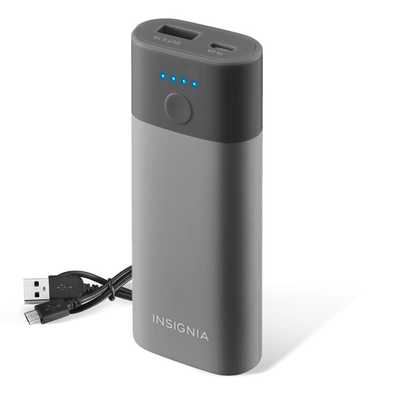 Insignia™-5000 mAh Portable Charger for Most Mobile Devices – mmzone